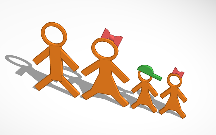 3D design Stick Man Entry | Tinkercad