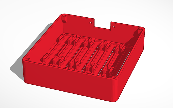 3D design Deej - slider pot holder - WIP! - Tinkercad