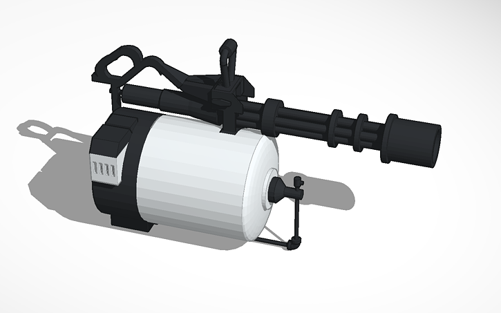 3D design Valve - Team Fortress 2 - Minigun - Tinkercad