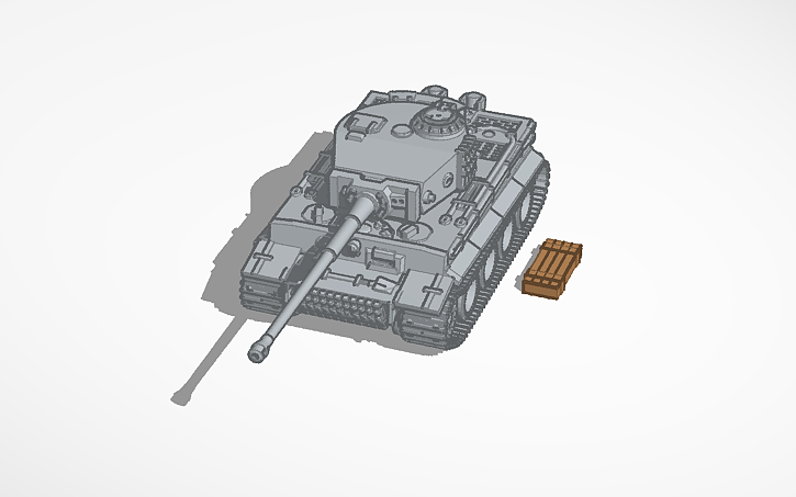3D design PzKpfw VI Tiger Ausf E Tiger-1 - Tinkercad