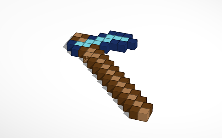 3D design Copy of Minecraft Hoe | Tinkercad