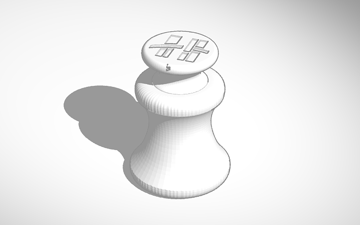 3D design stamper handle | Tinkercad