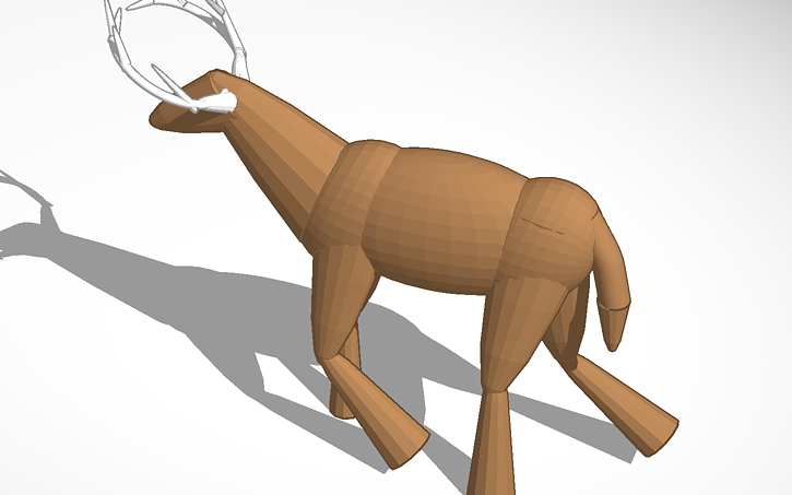 3D design Deer - Tinkercad