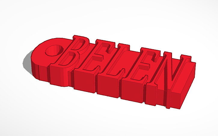 3d Design Belen Tinkercad