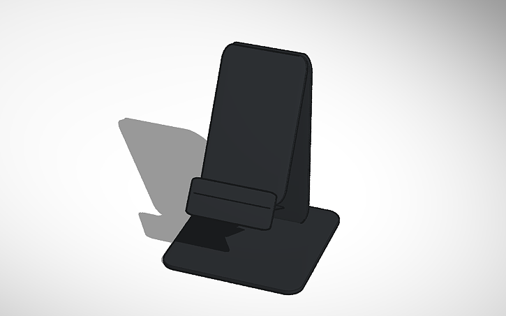 3D design Phone holder - Tinkercad