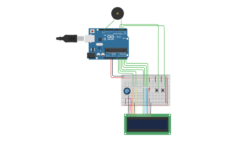 Circuit design JUEGO CON NIVELES | Tinkercad