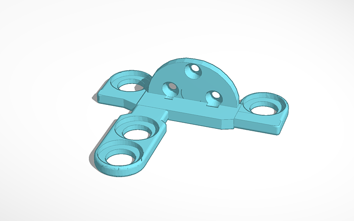 3D design gimbal motor mount | Tinkercad