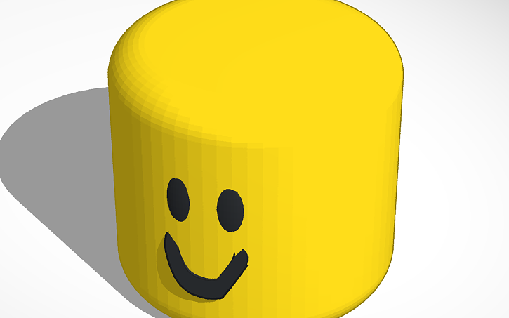 3D design Bighead (Oof/Roblox Head) - Tinkercad
