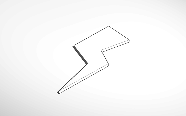 3D design lightning | Tinkercad