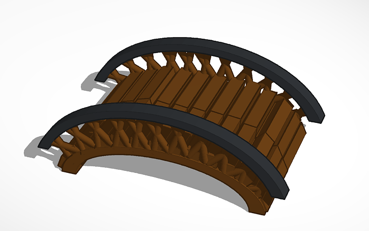 3D design bridge - Tinkercad