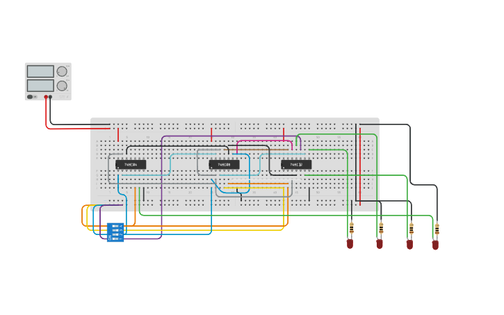 Circuit Design Bcd To Excess 3 Converter Tinkercad 8393