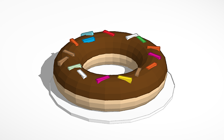 3D design Donut - Tinkercad