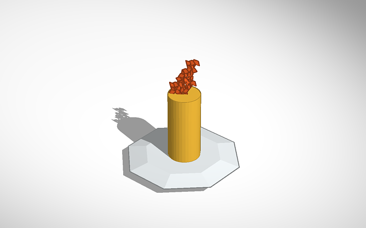 3D design Candle | Tinkercad