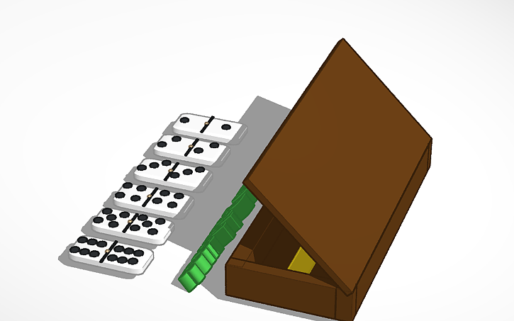 3d Design Domino Tinkercad