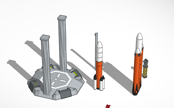3D design realistic Rocket + printable roket | Tinkercad