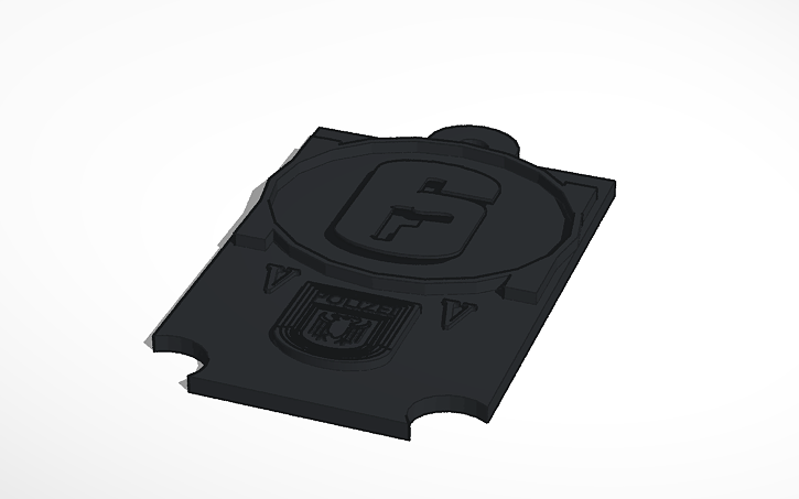 3D design R6 plac Flores | Tinkercad