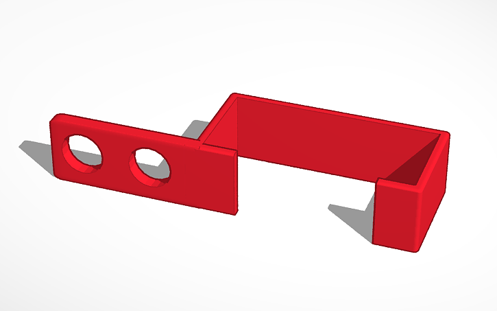 3d Design Garage Door Ultrasonic Holder Tinkercad