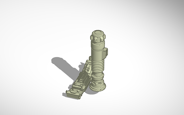 3D design Collapsing Sword syth light saber - Tinkercad