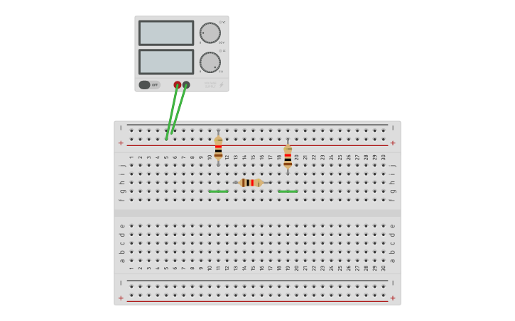Circuit design circuito en serie | Tinkercad