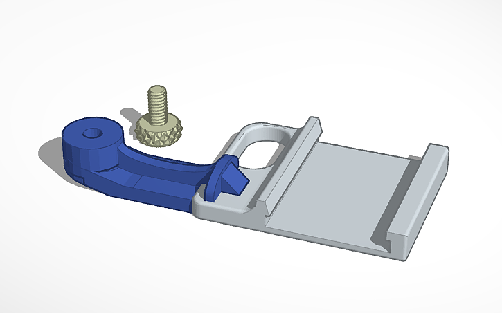 3D design Handle plus Mount - Tinkercad