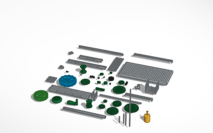 3D design Compound Machine Design - Tinkercad