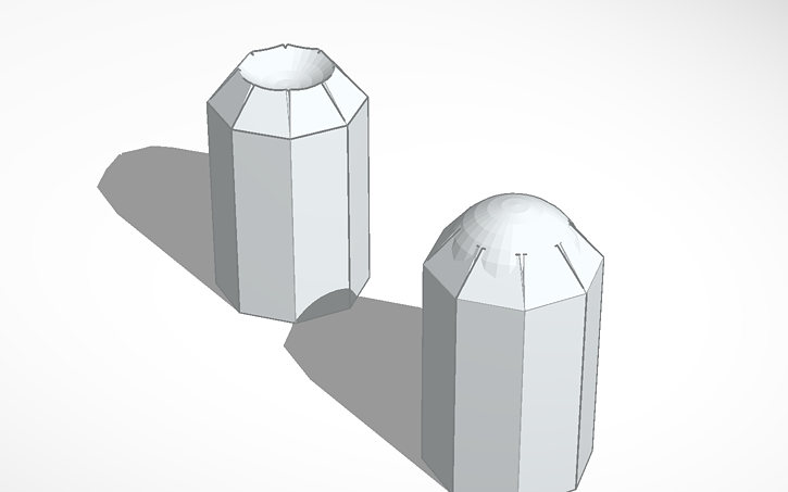 3D design Lug nuts - Tinkercad