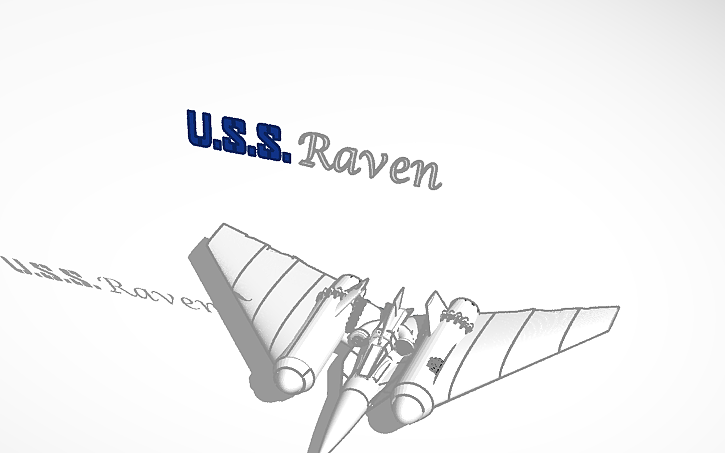 3D design U.S.S. Raven | Tinkercad