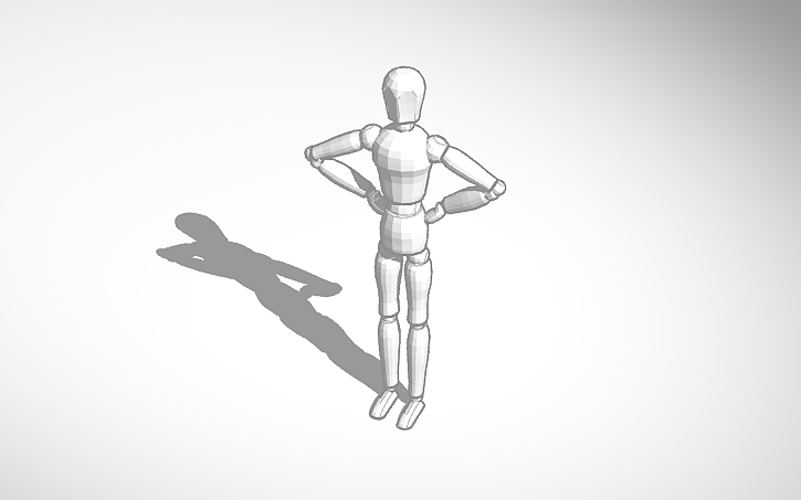 3D design Mannequin - Tinkercad