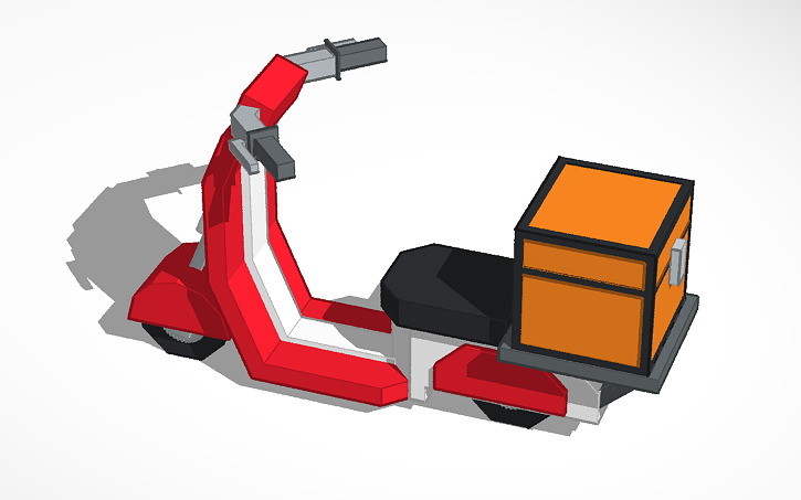 3D design Moped - Tinkercad