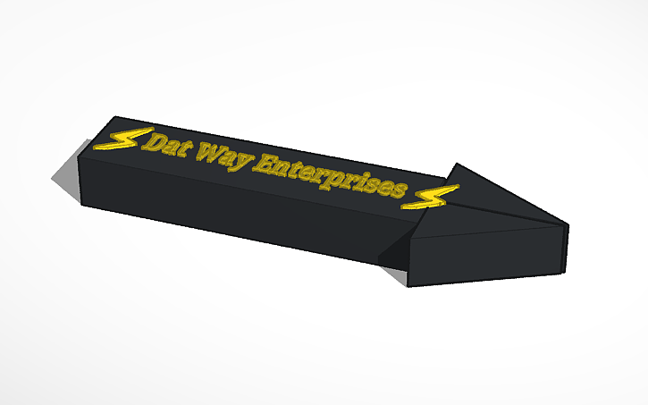 3D design Dat Way Enterprises-Logo | Tinkercad