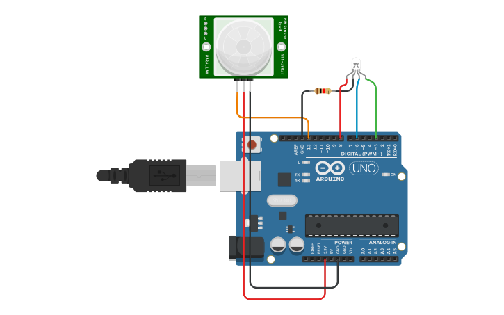 Circuit Design Latihan 3 Tinkercad