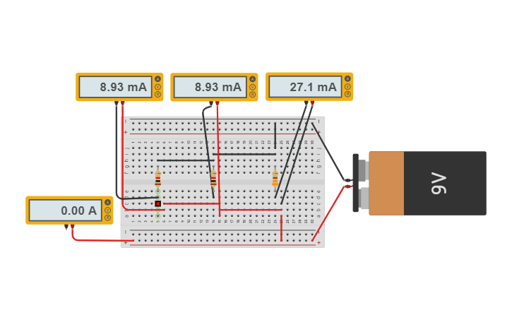 Circuit design Multímetro | Tinkercad