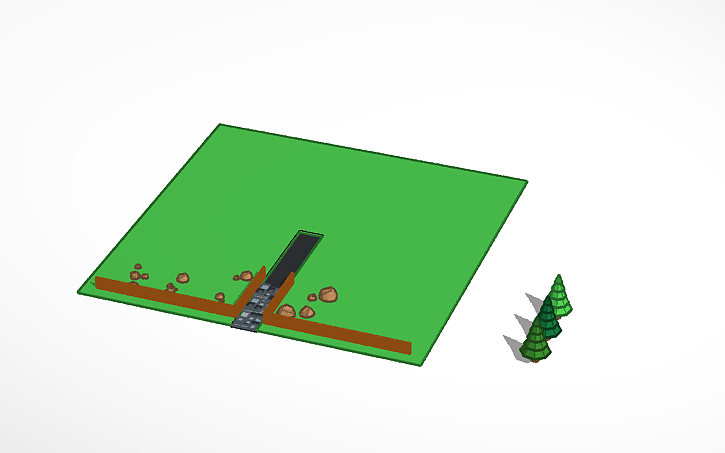 3D design A Perfect House - Terrain - Tinkercad