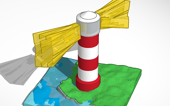 3D design Lighthouse - Tinkercad