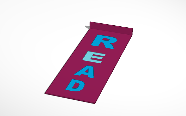 3D design BookMark - Tinkercad