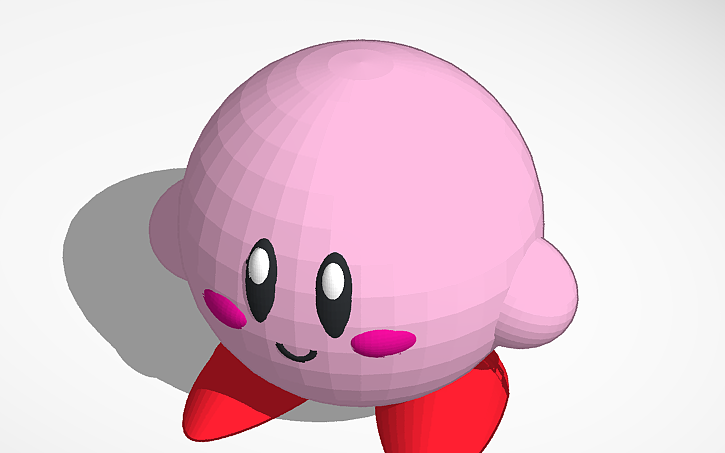 3D design Kirby - Tinkercad
