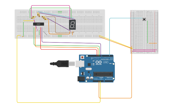 Circuit design Exp2b - Tinkercad