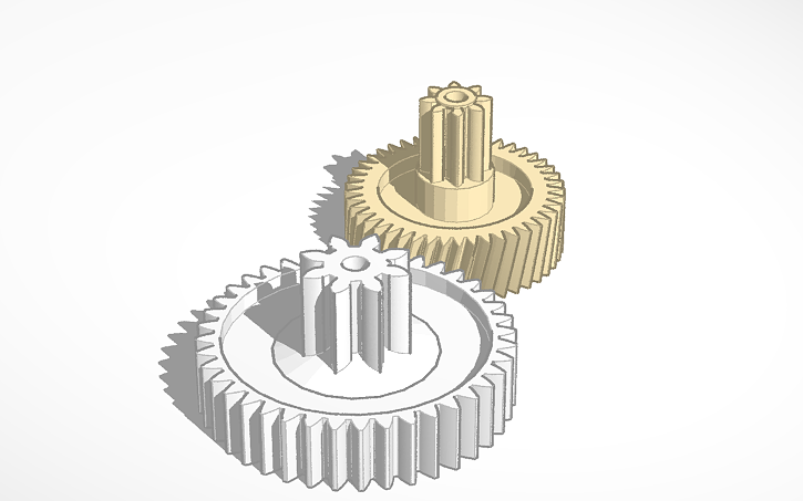 3D Design Fellowes P 57Cs Paper Shredder Gear Tinkercad 3d-design-fellowes-p-57cs-paper-shredder-gear-tinkercad