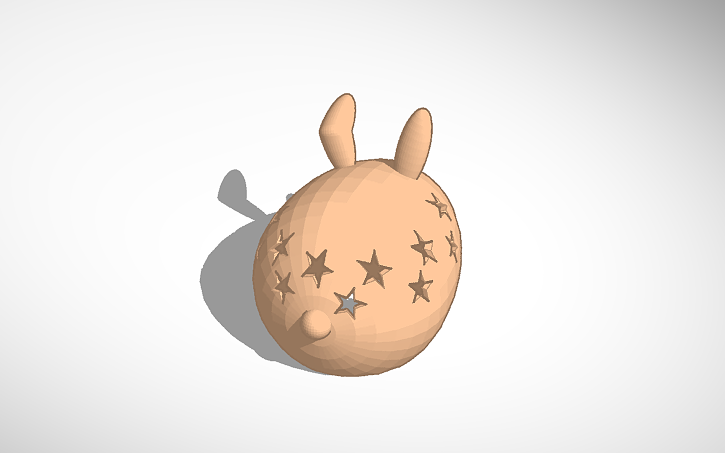 3D design Ariel`s 3D easter bunny light | Tinkercad