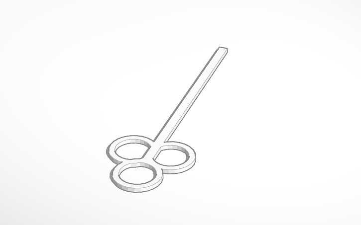 3D design bubble wand - Tinkercad