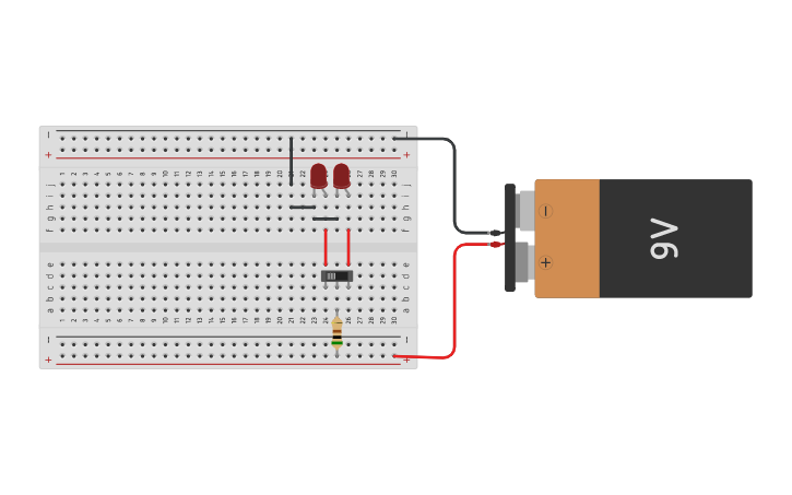 Circuit design On-On-Schalter - Tinkercad