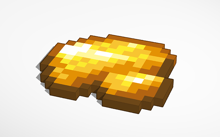 3D design Raw Gold Minecraft Minecraft Minecraft Minecraft Minecraft ...