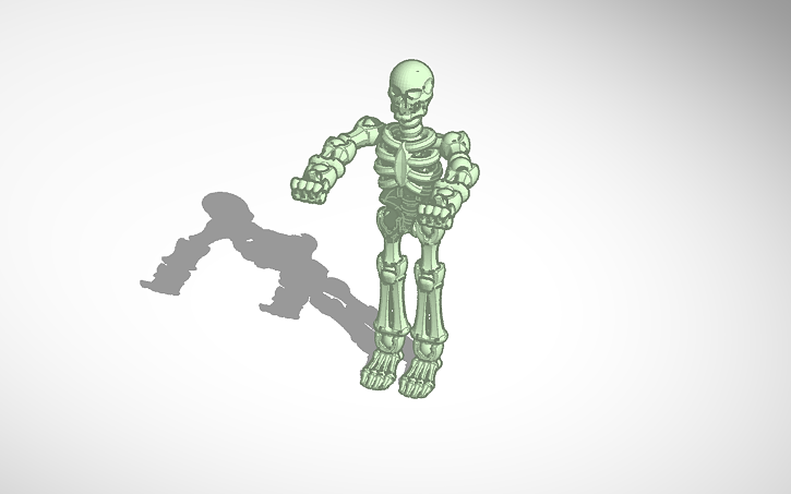 3D design skeleton jake - Tinkercad