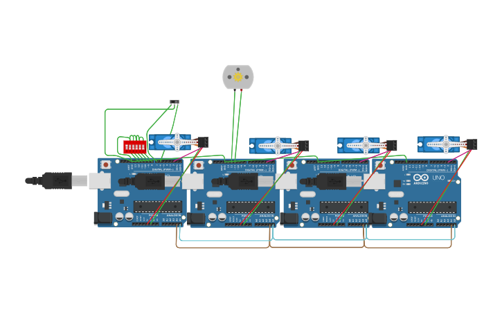 Circuit design I2C Example | Tinkercad