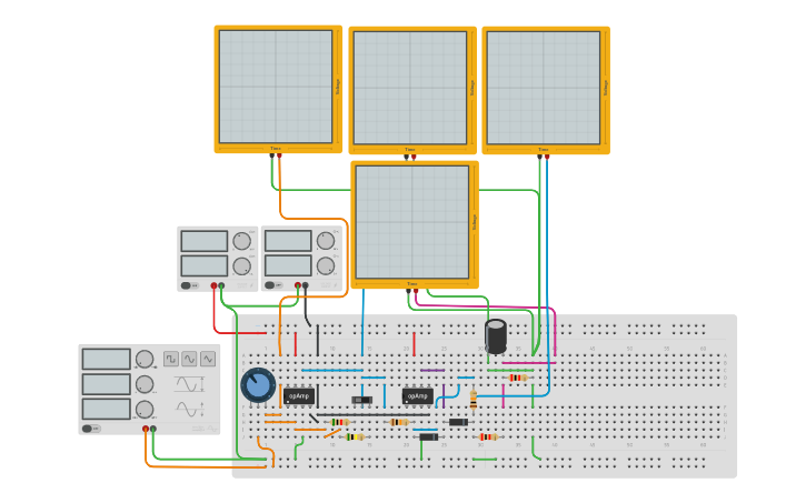Circuit design Trabalho 1 | Tinkercad