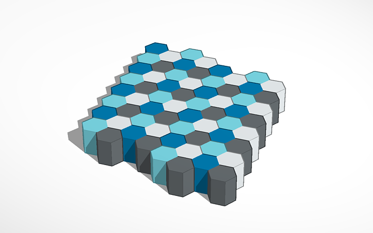 3D design Geometric Pattern - Tinkercad