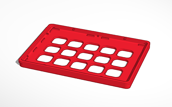 3D design Stream deck cover - Tinkercad