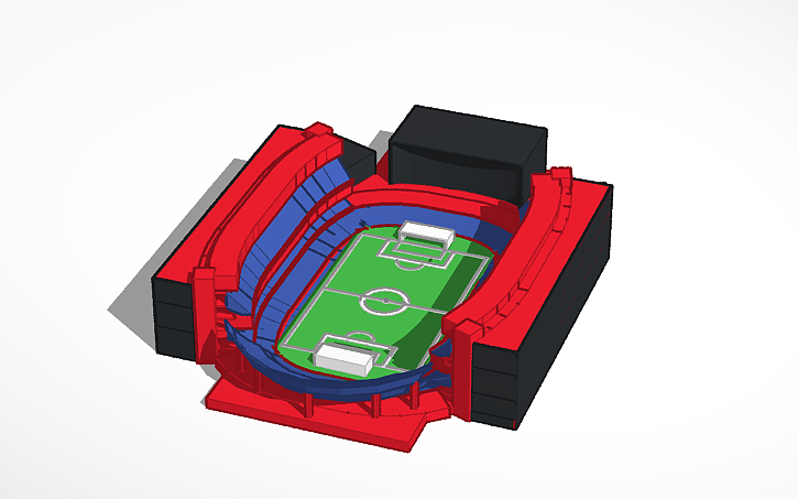 3D design World cup football stadium - Tinkercad