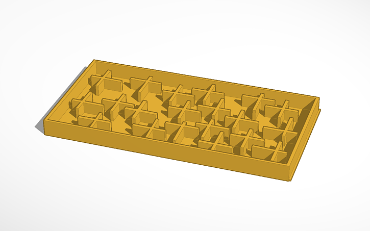 3D design Cross shape moulder - Tinkercad