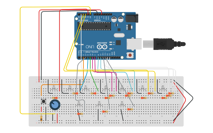 Circuit design 3.c) | Tinkercad